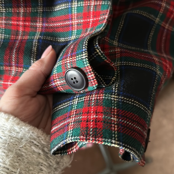 Pendleton | Jackets & Coats | Vintage Pendleton Red And Black 0 Virgin Wool Tartan Plaid Blazer ...